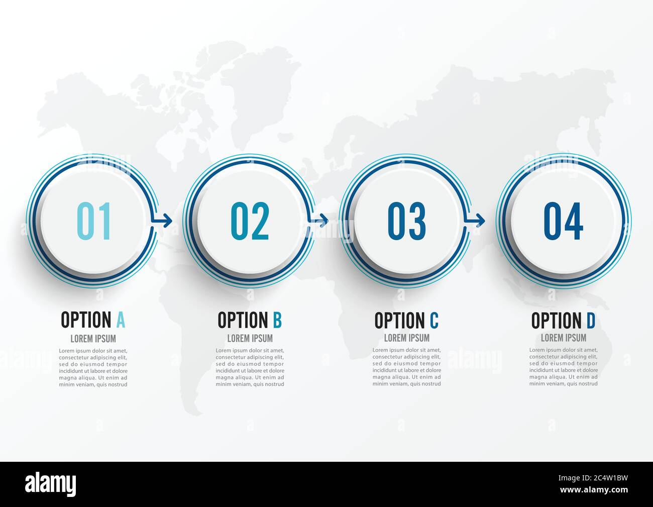 Abstract elements of graph infographic template with label, integrated ...
