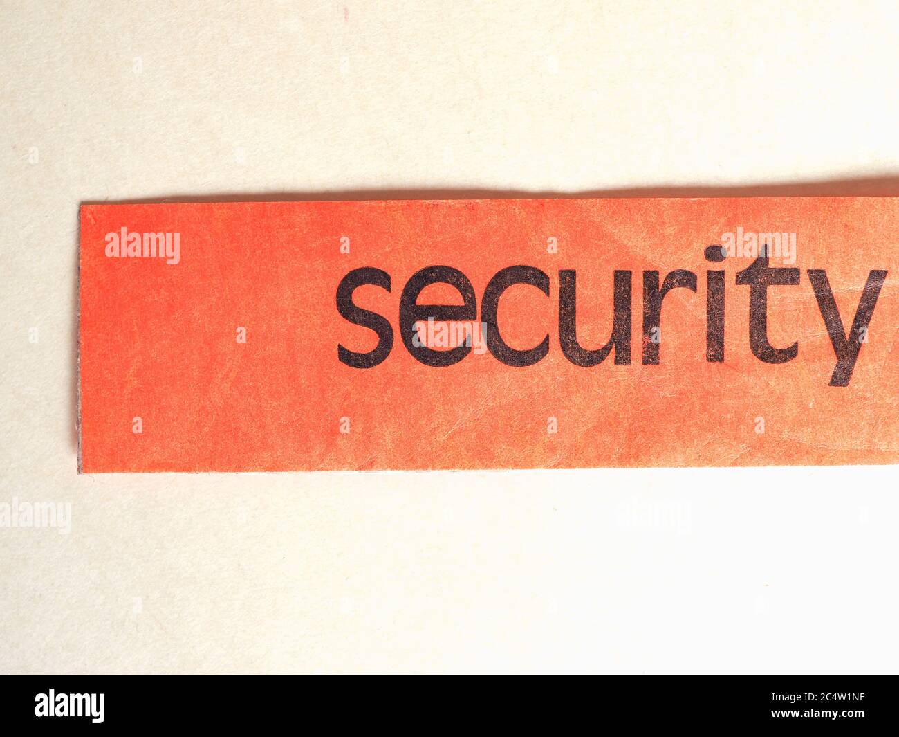 security baggage tag used at airport control Stock Photo - Alamy