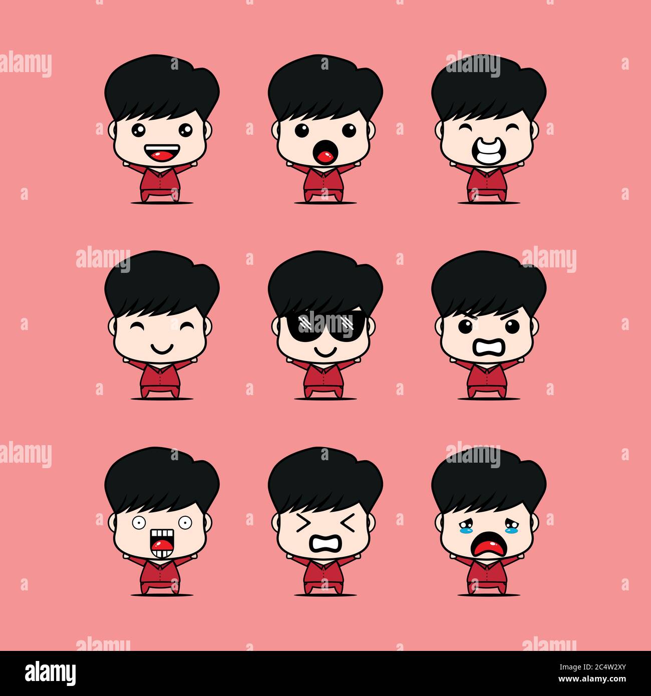 This illustration depicts the mascot of the human character. This ...
