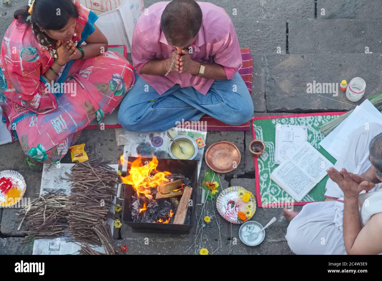 Fire a must for any rituals hi-res stock photography and images - Alamy