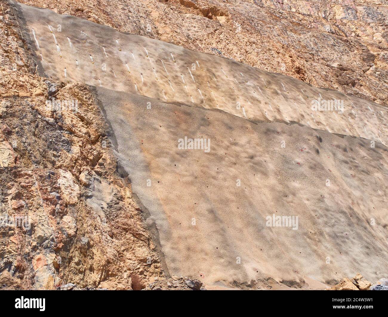 Strengthening of slopes hi-res stock photography and images - Alamy