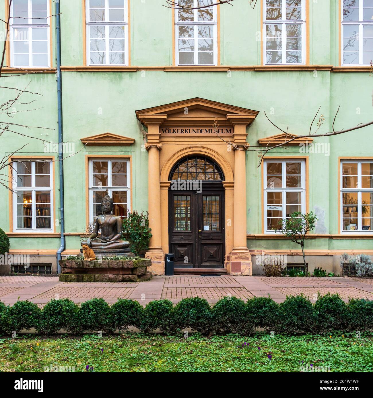 Museum, german Voelkerkundemuseum in City Heidelberg, Baden ...