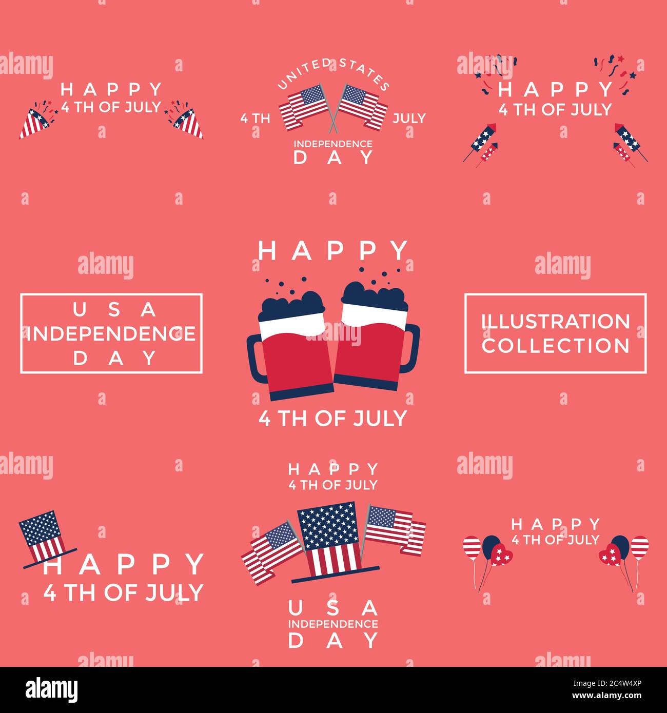 This illustration was made to welcome United States Independence Day ...