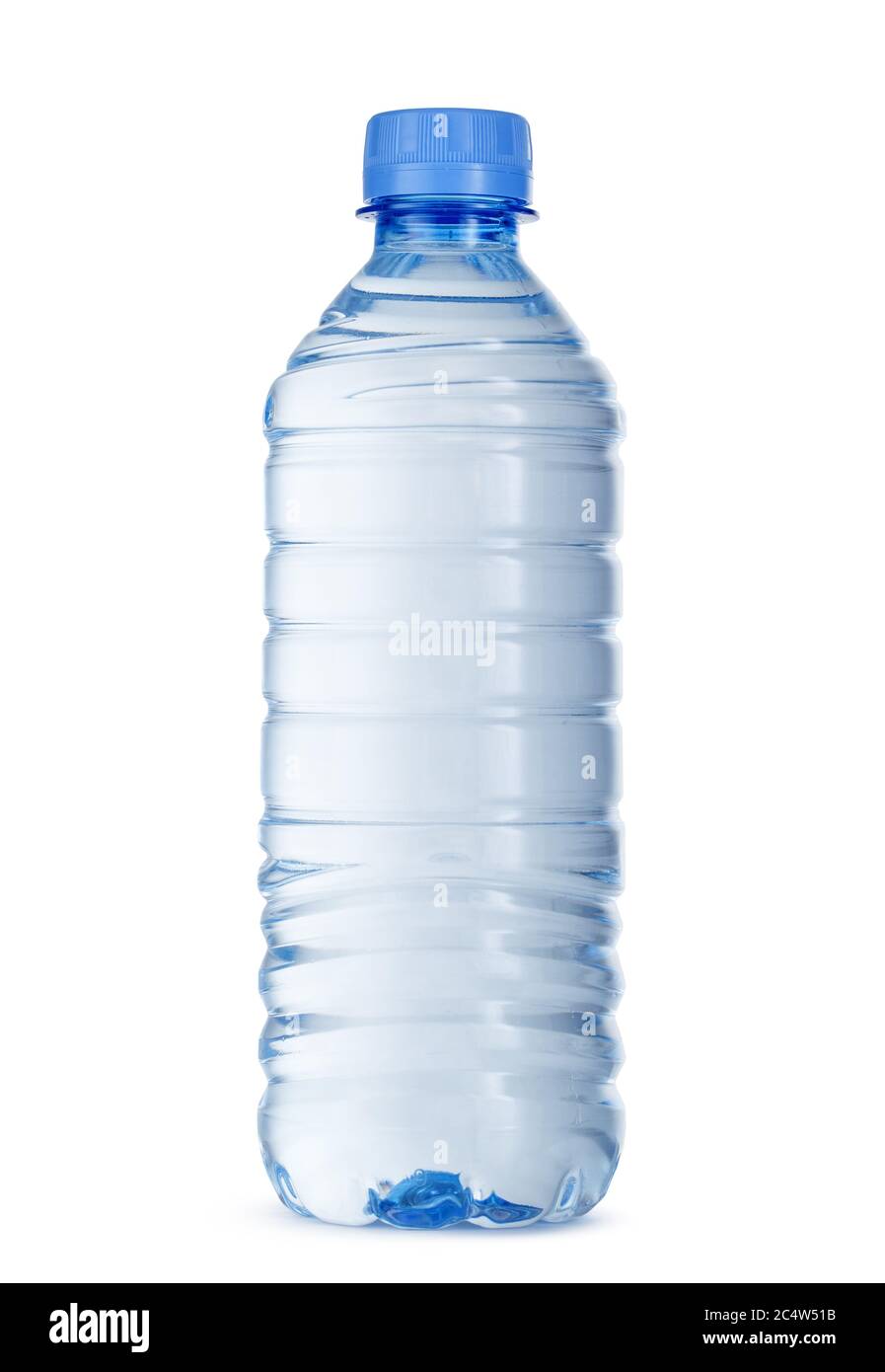 Small bottle of mineral water in plastic isolated on white Stock Photo ...
