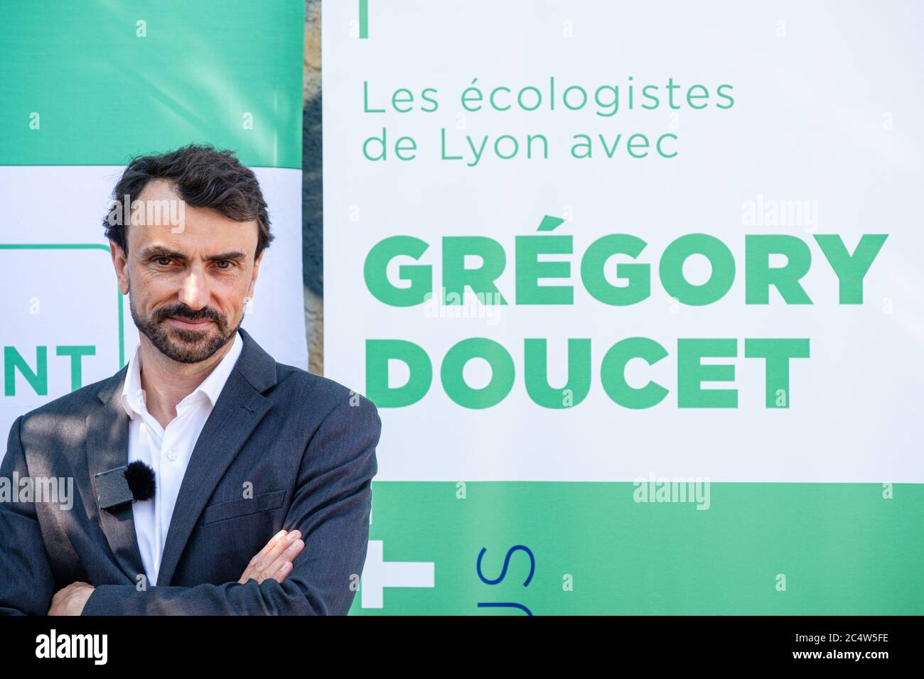 Grégory Doucet mayor of Lyon Stock Photo - Alamy
