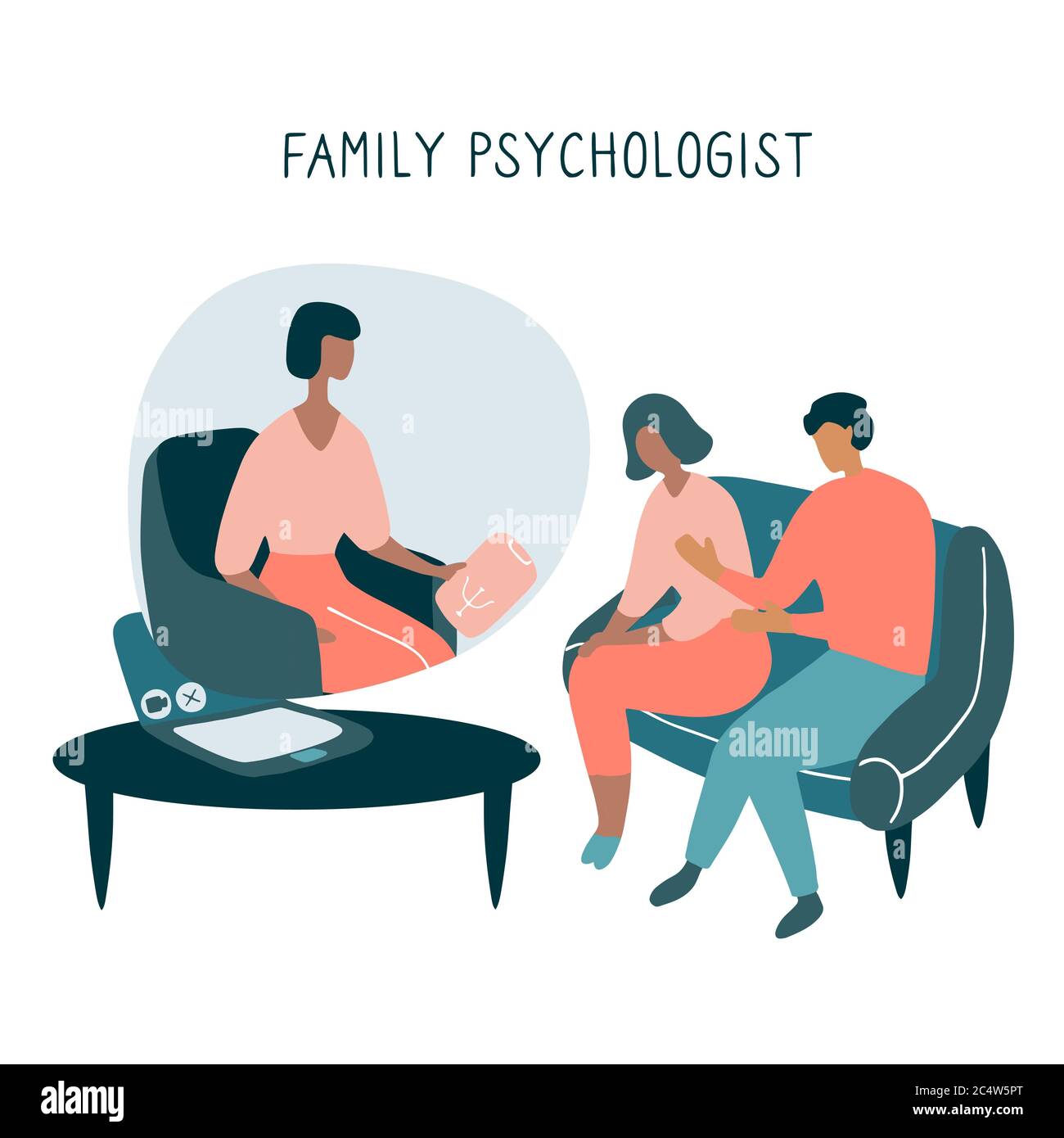 Family Psychologist. Online counseling for couple. Patients at ...