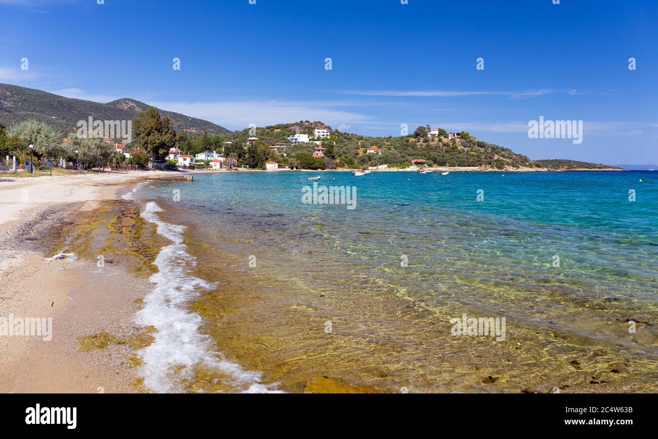 Megali Velanidia beach, Magnesia, Greece Stock Photo - Alamy