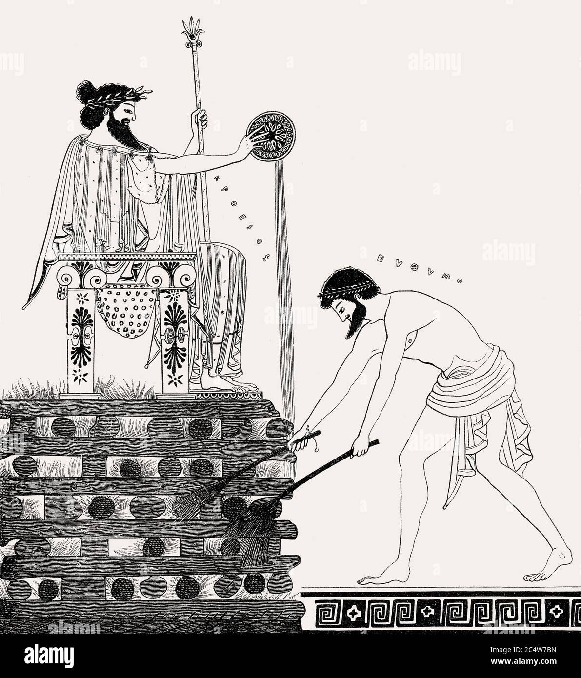 Greek vase painting hi-res stock photography and images - Alamy