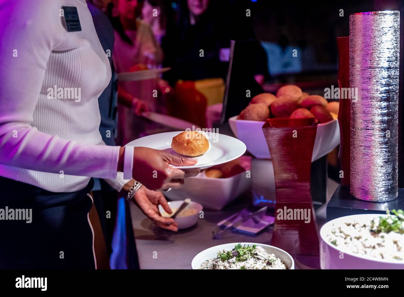 Close up shot of a delicious fancy dinner in a restaurant Stock Photo ...