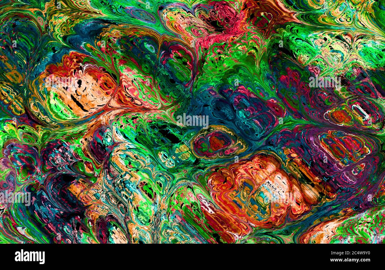 Abstract modern painting.digital modern background.colorful texture ...