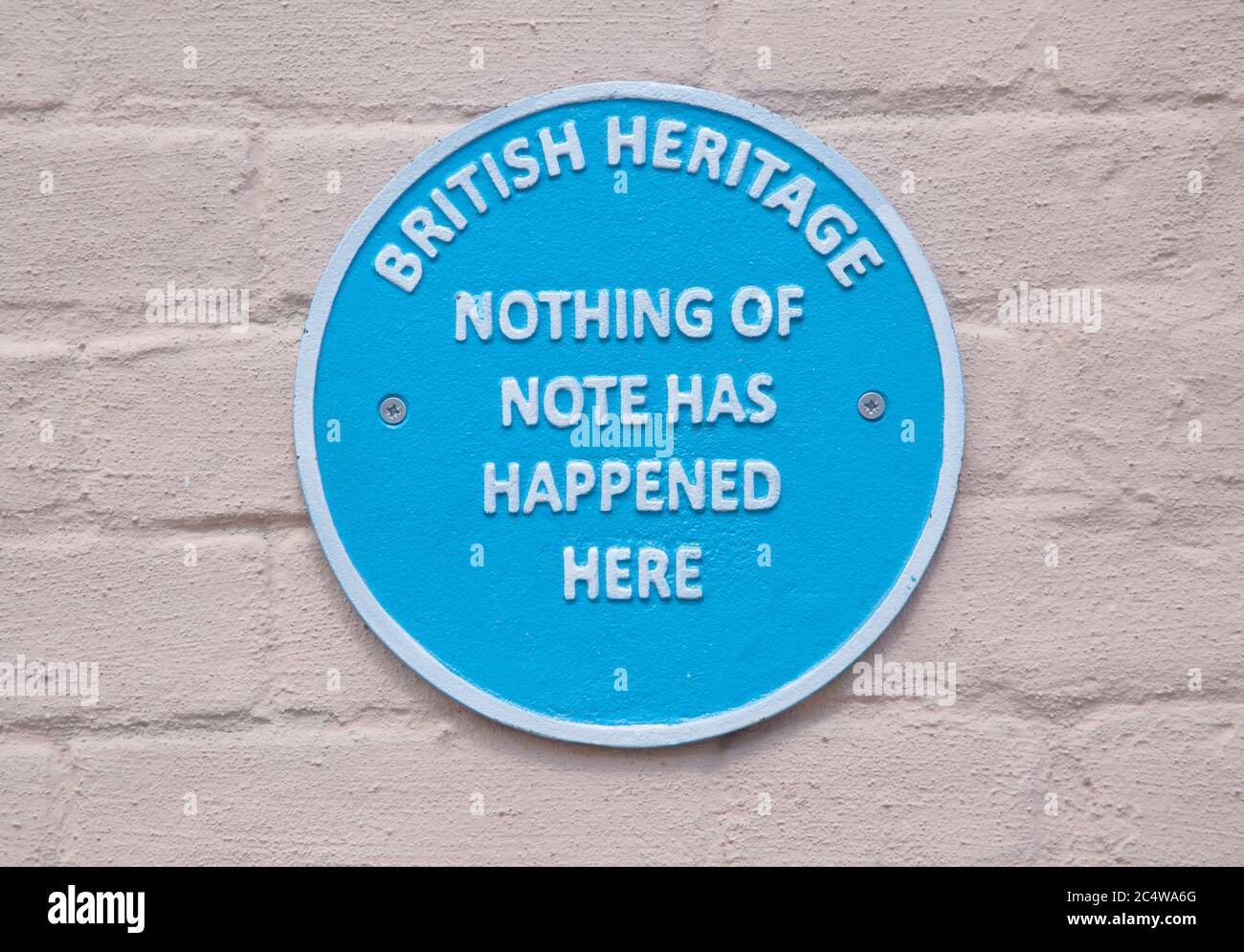 Nothing of note has happened here hi-res stock photography and images ...