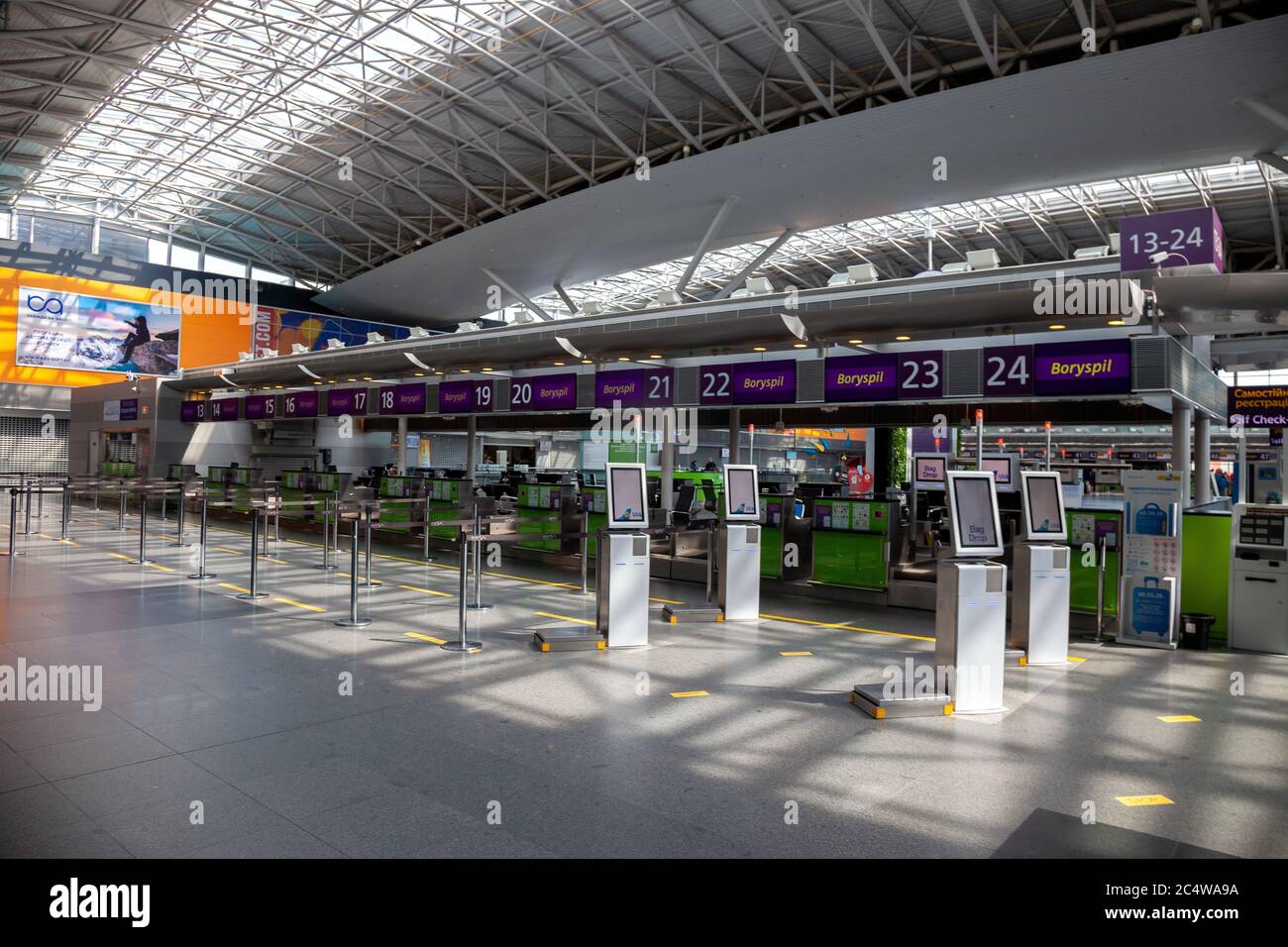 Borispol, Ukraine - June 23, 2020: Boryspil International Airport ...