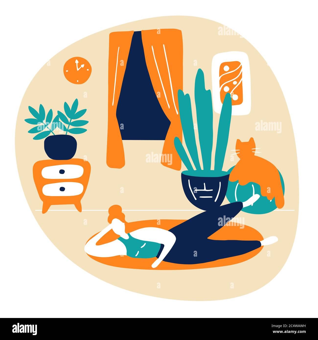 Physical activity Stock Vector Images - Alamy