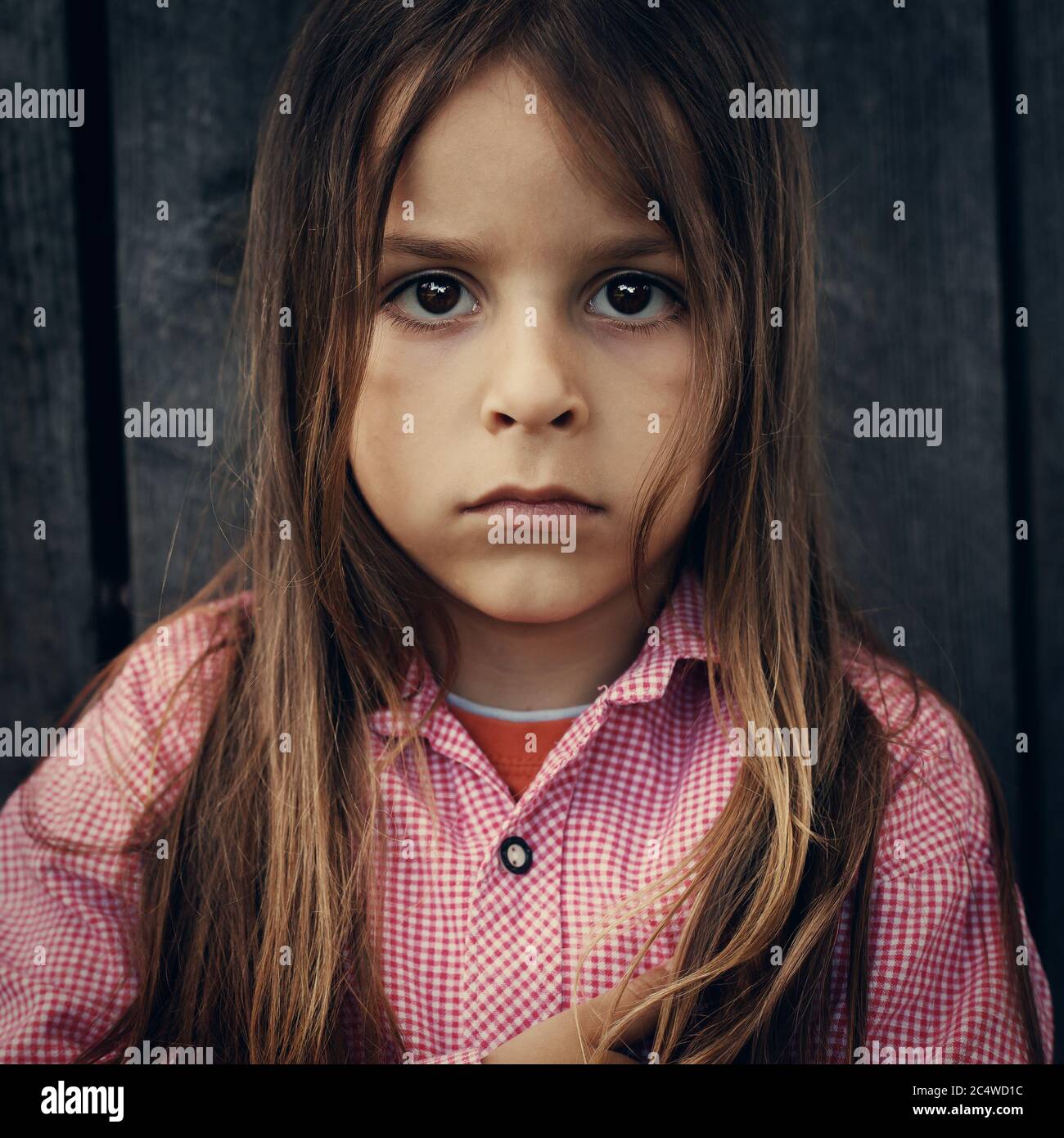 portrait of a sad boy Stock Photo - Alamy