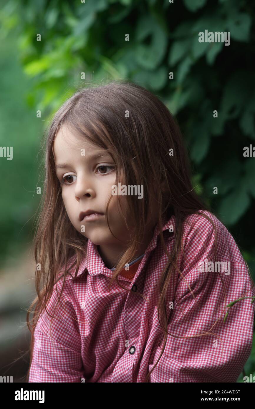 portrait of a sad boy Stock Photo - Alamy