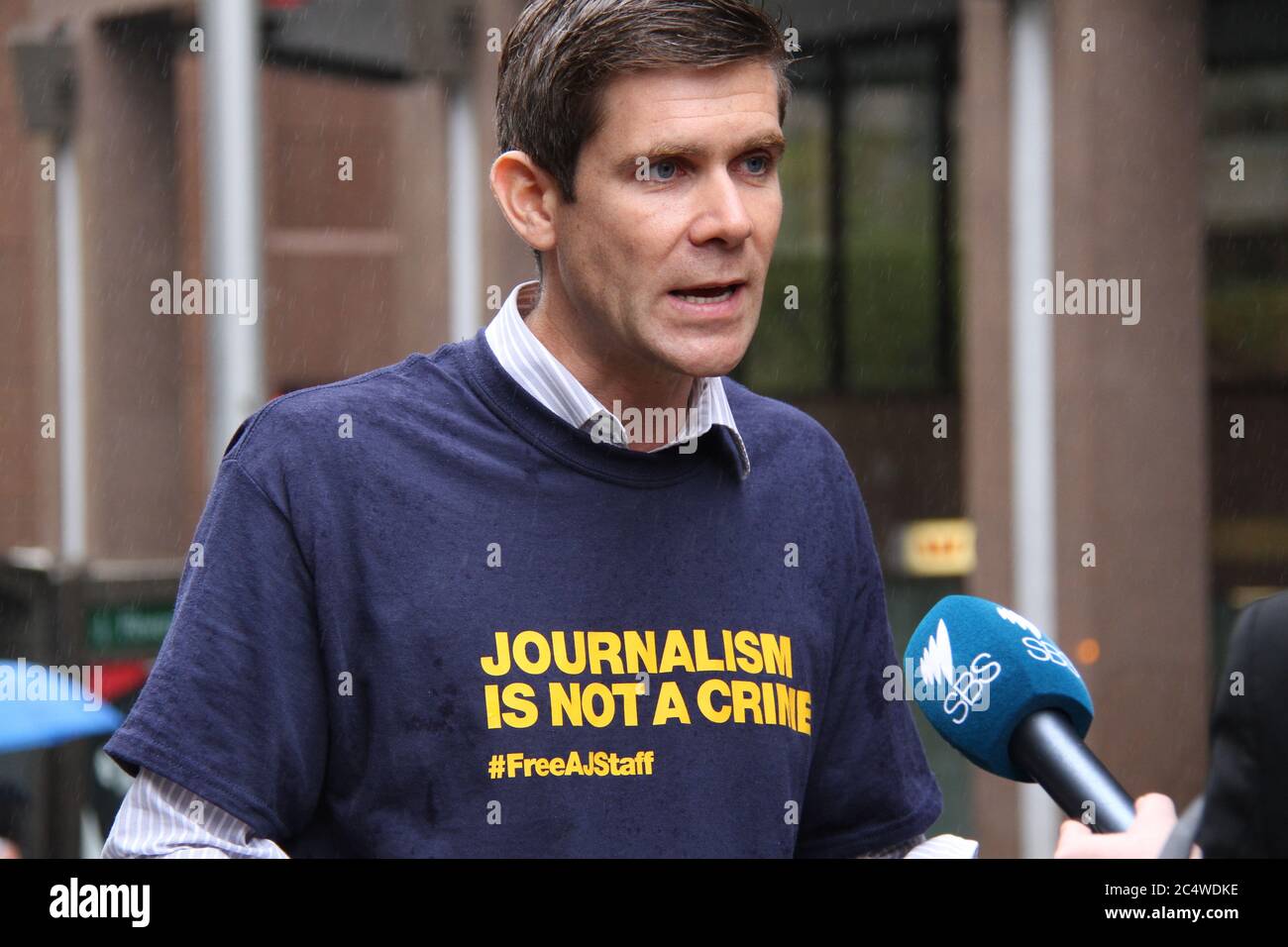 Al Jazeera Sydney Correspondent Andrew Thomas is interviewed by SBS ...
