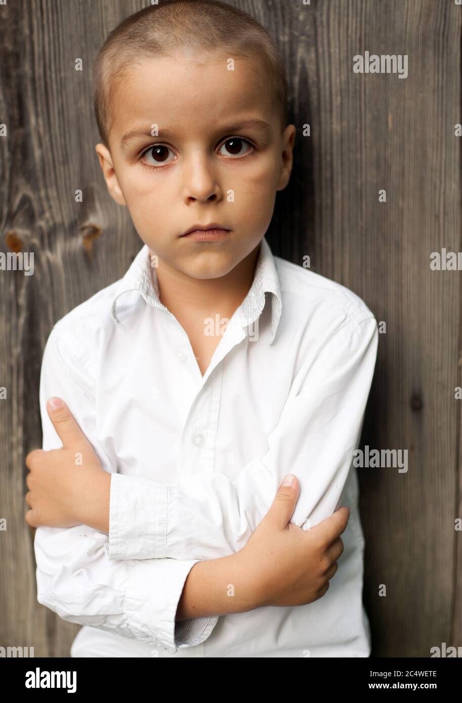 portrait of a sad boy Stock Photo - Alamy