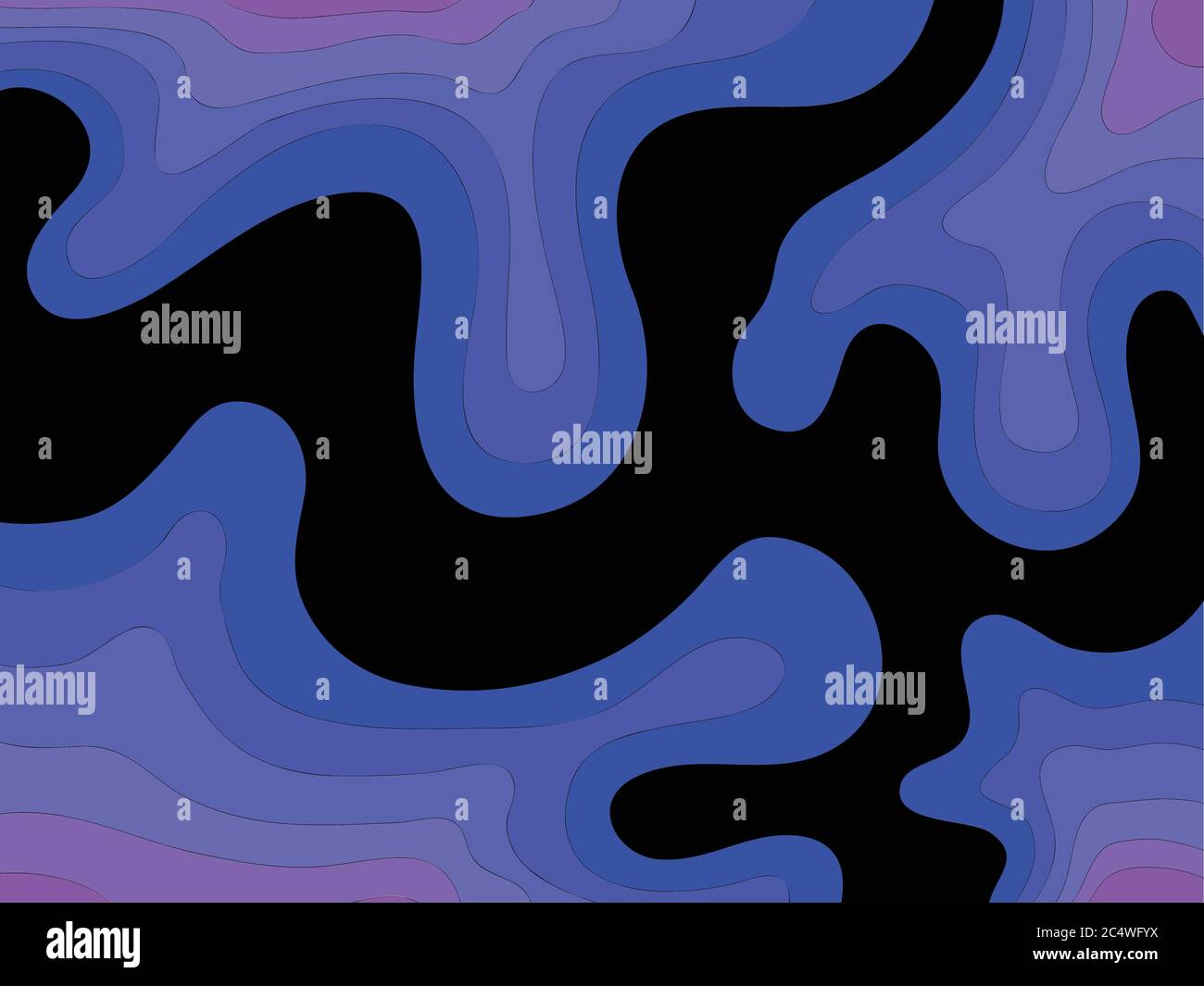 Psychedelic landscape Stock Vector Images - Alamy