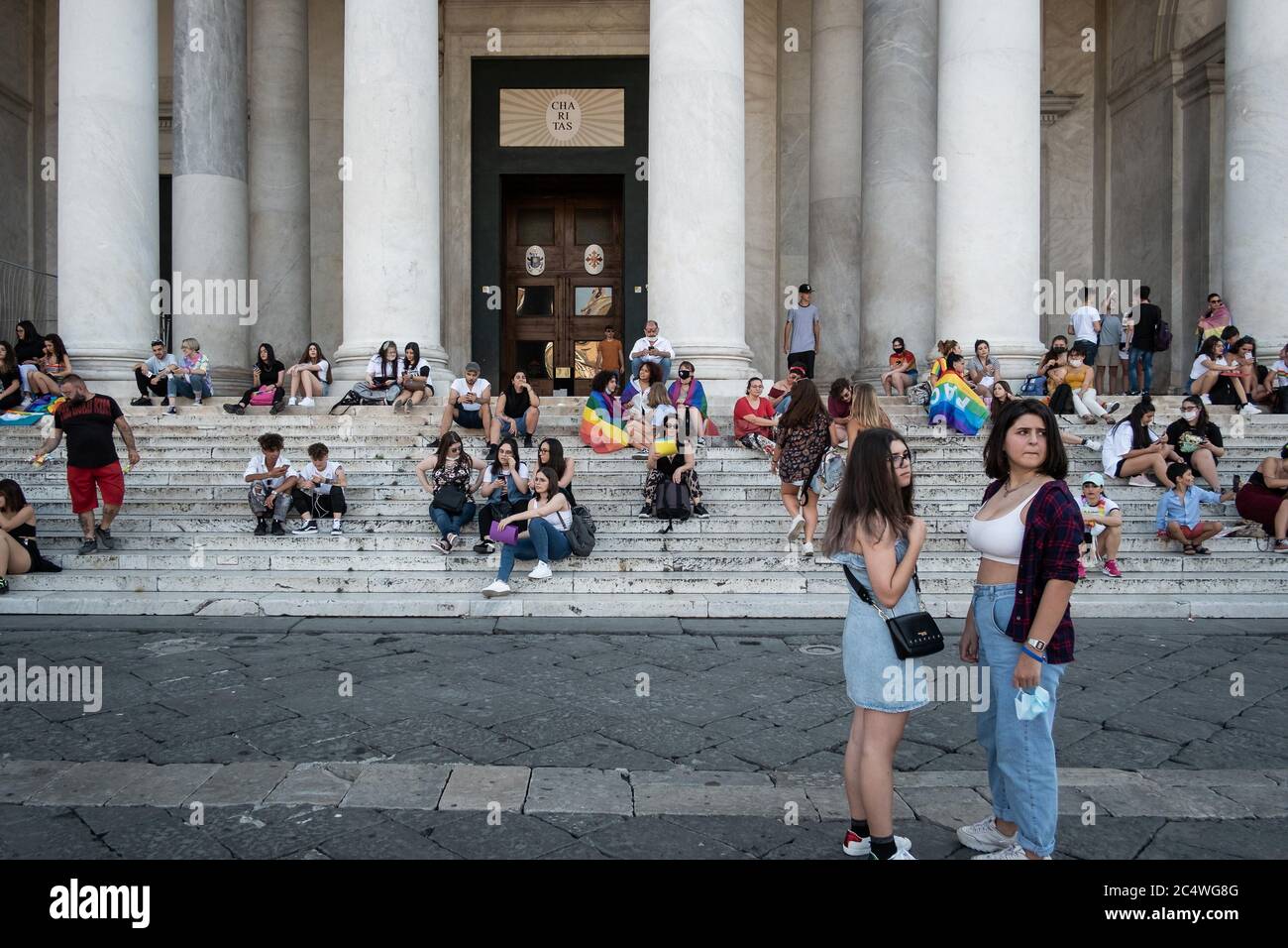 Gay pride month in italy hi-res stock photography and images - Alamy