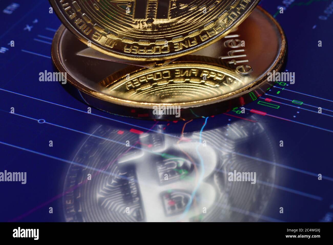 Bitcoin. Crypto currency Bitcoin, BTC, Bit Coin. Bitcoin and Ethereum ...