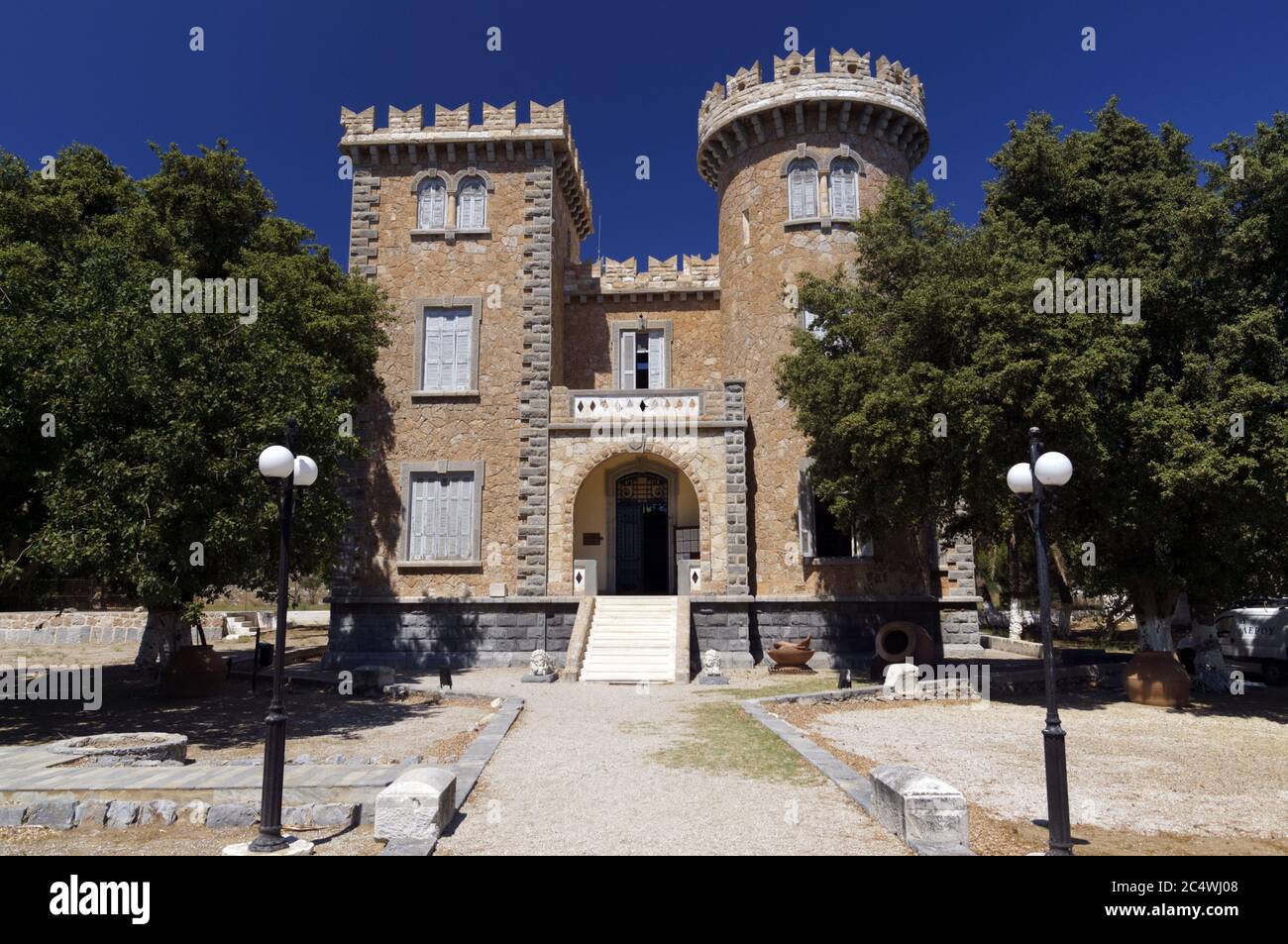 Bellenis Tower home of the Historic and Folklore Museum, Alinta, Leros ...