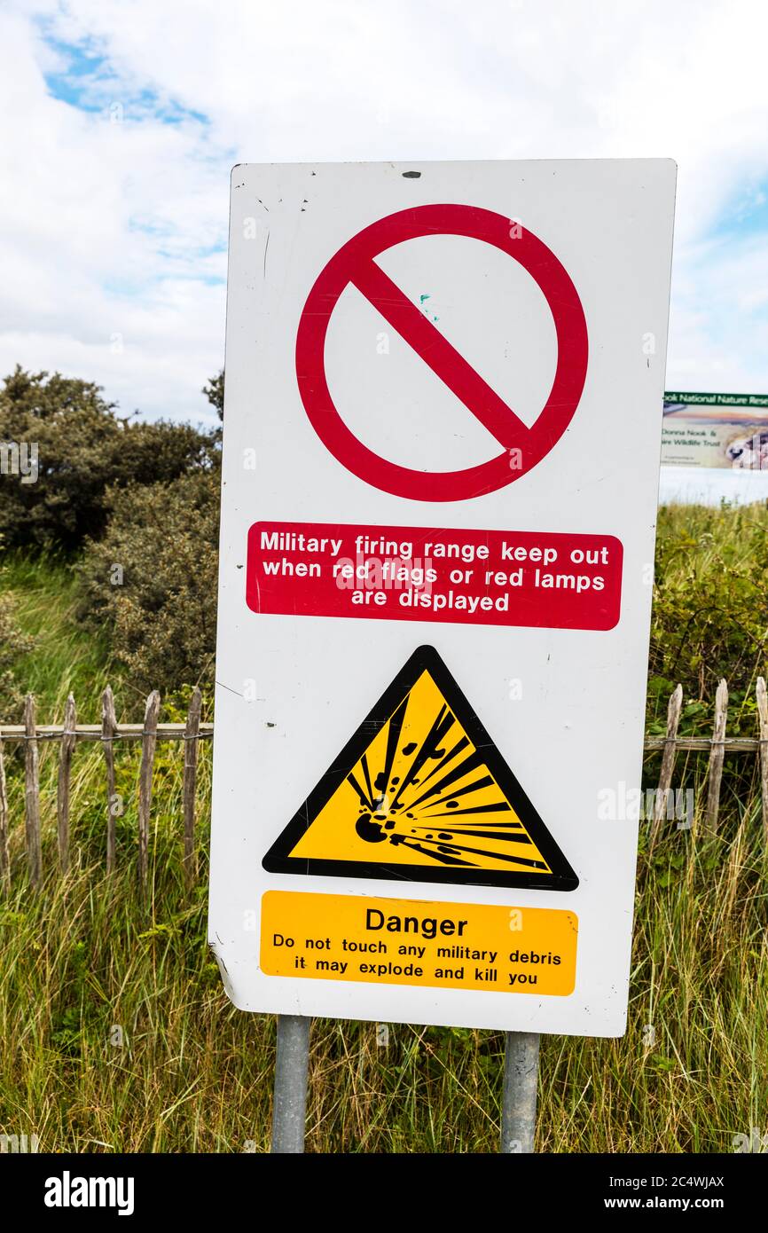 Military firing range sign, danger military debris sign, sign, signs ...