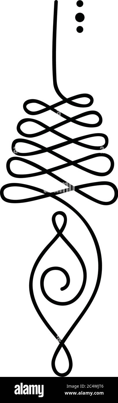 Unalome hi-res stock photography and images - Alamy