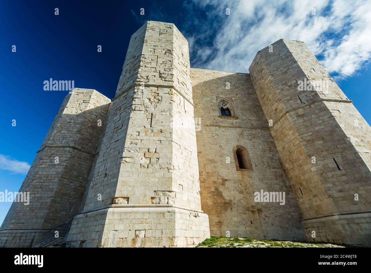 Ancient fortress of Castel del Monte, Italy Stock Photo - Alamy