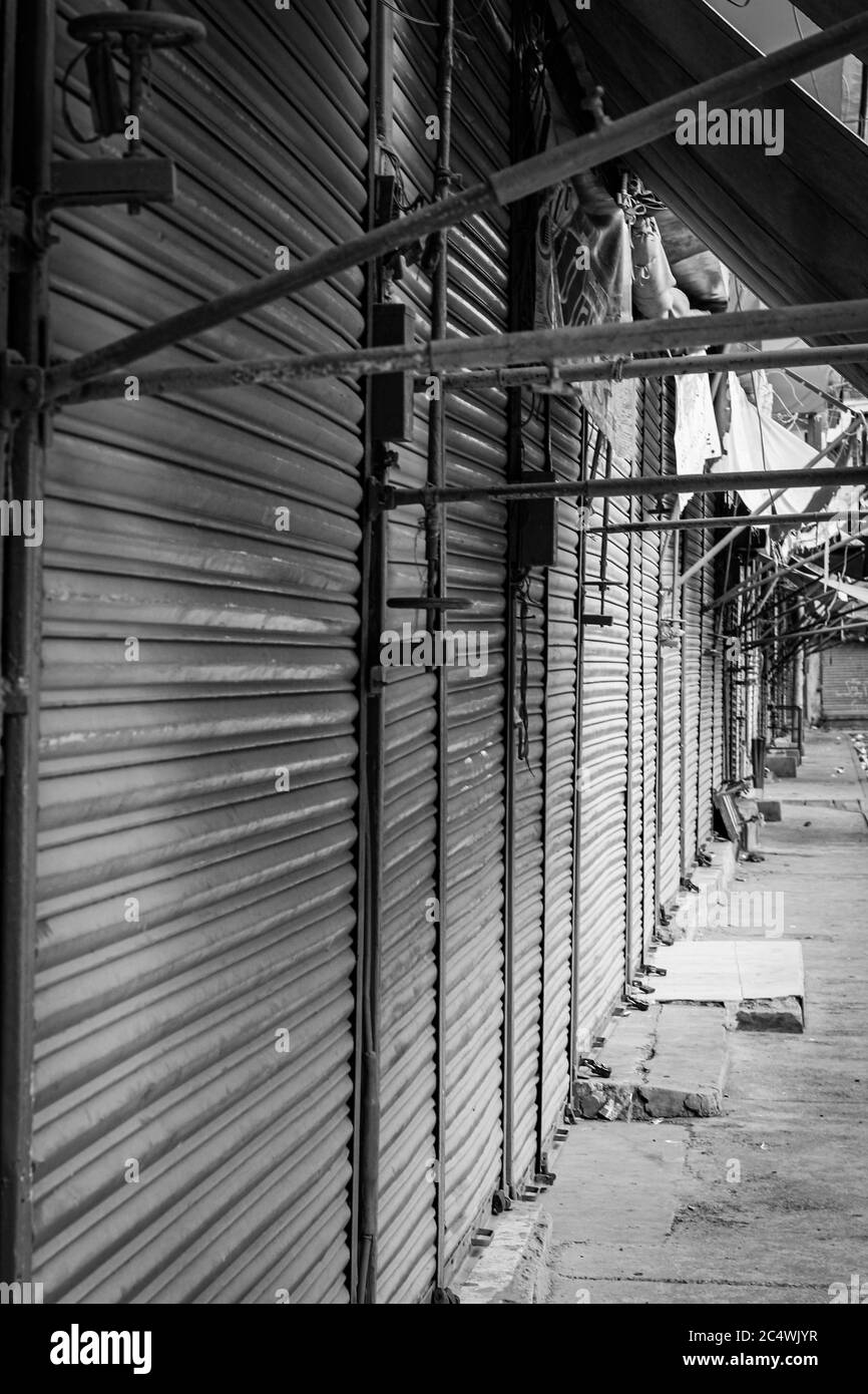 Global lockdown Black and White Stock Photos & Images - Alamy