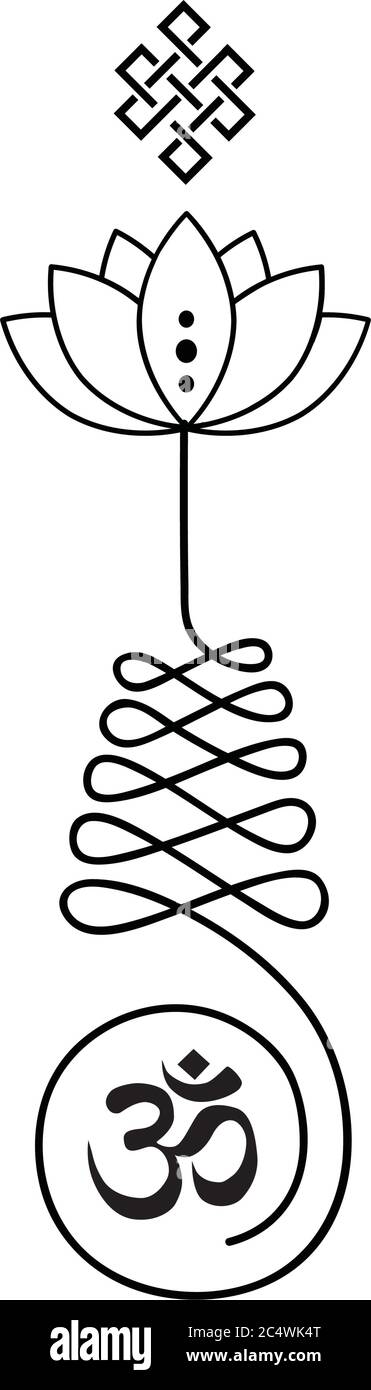 Unalome hi-res stock photography and images - Alamy