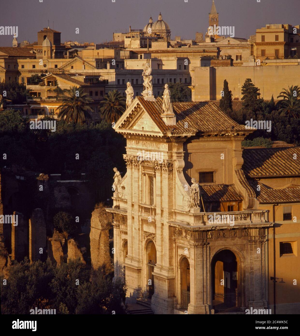 Francesca Romana church, Roman forum Stock Photo - Alamy