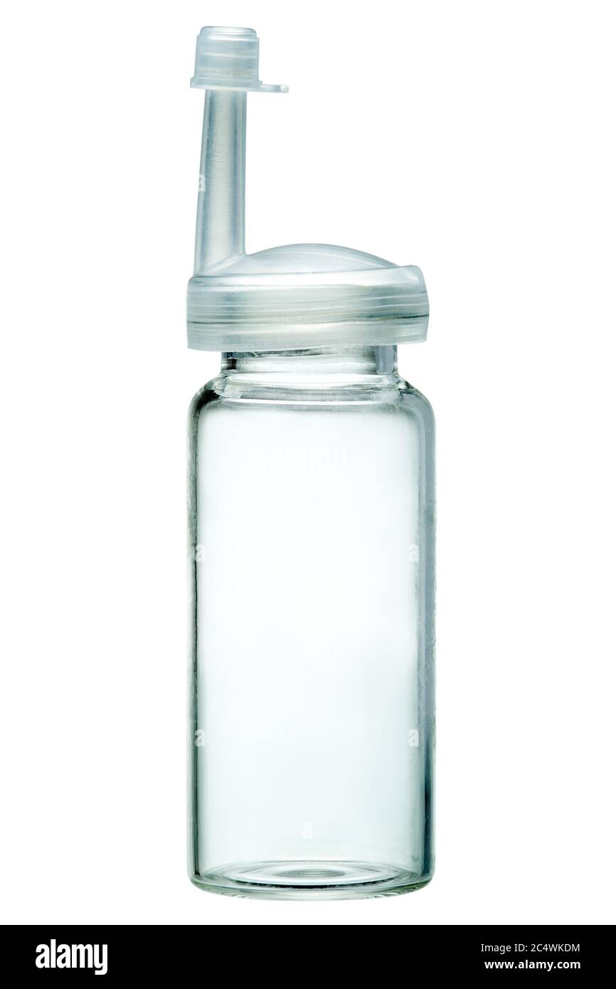 Medicine glass jar, capacity for liquid medicines with the closed ...