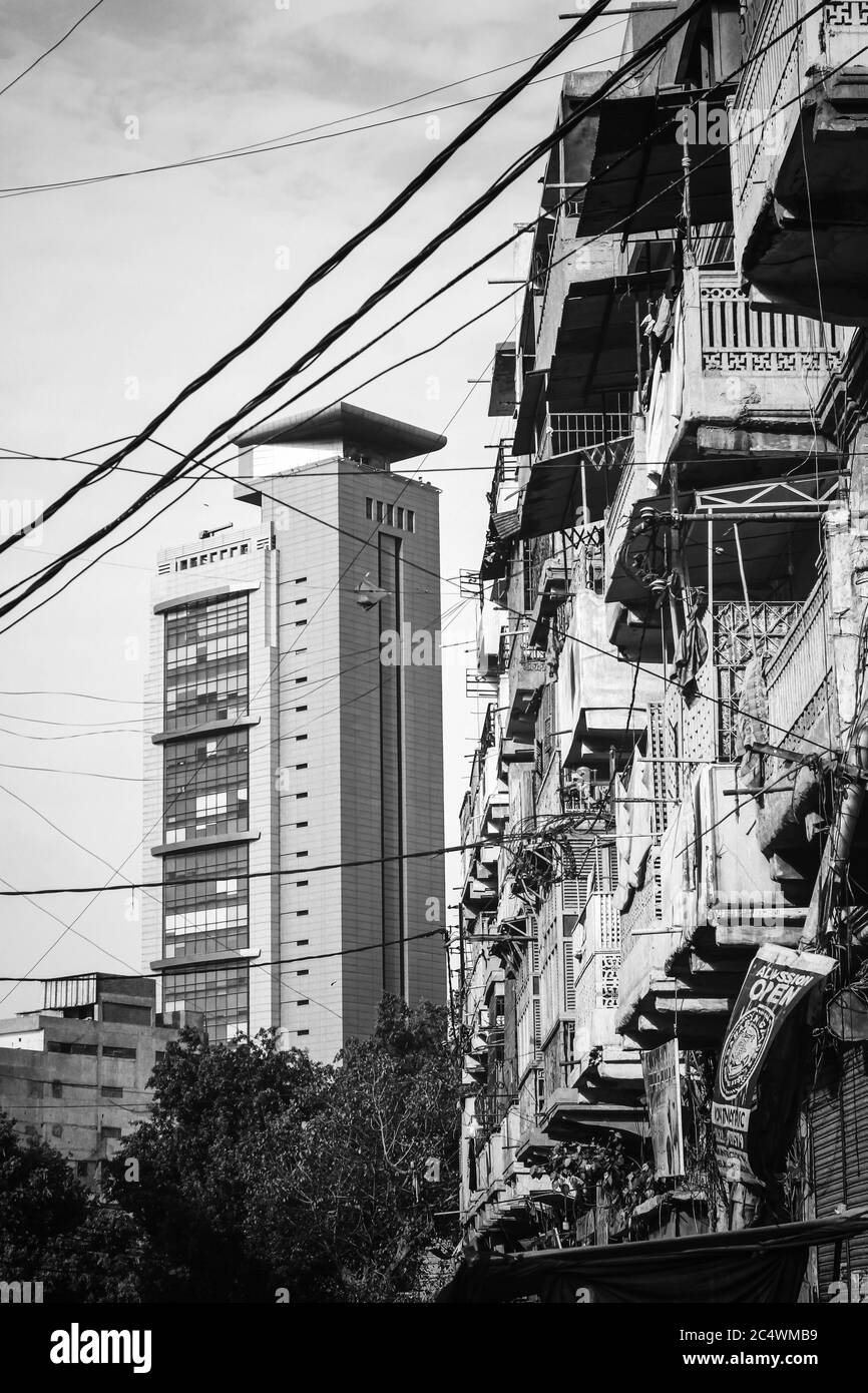 Karachi street photography Black and White Stock Photos & Images - Alamy