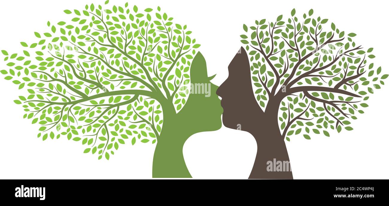 tree lovers, vector Stock Vector Image & Art - Alamy
