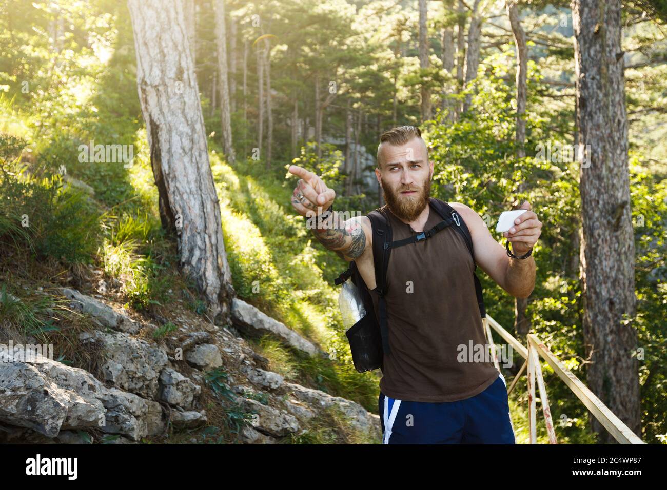 Person using gps device hi-res stock photography and images - Alamy