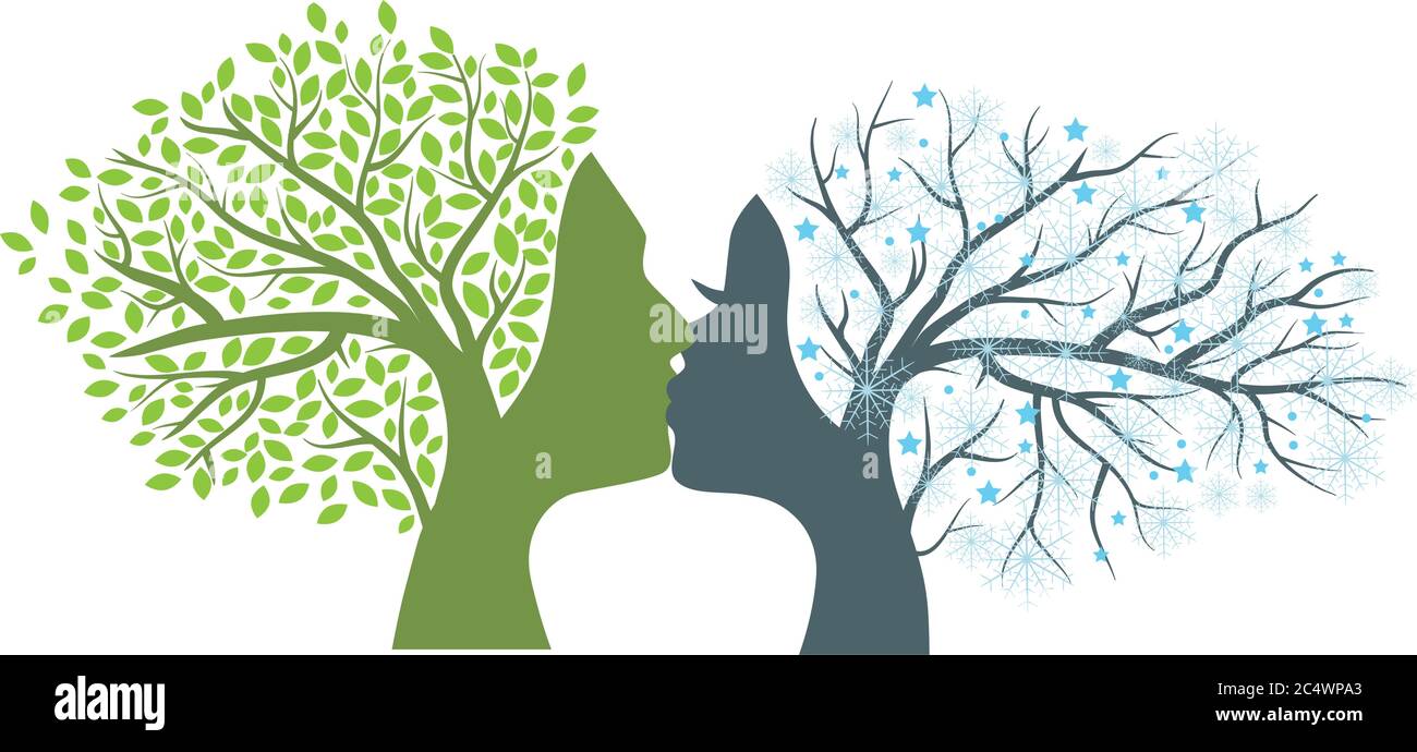 tree lovers, vector Stock Vector Image & Art - Alamy