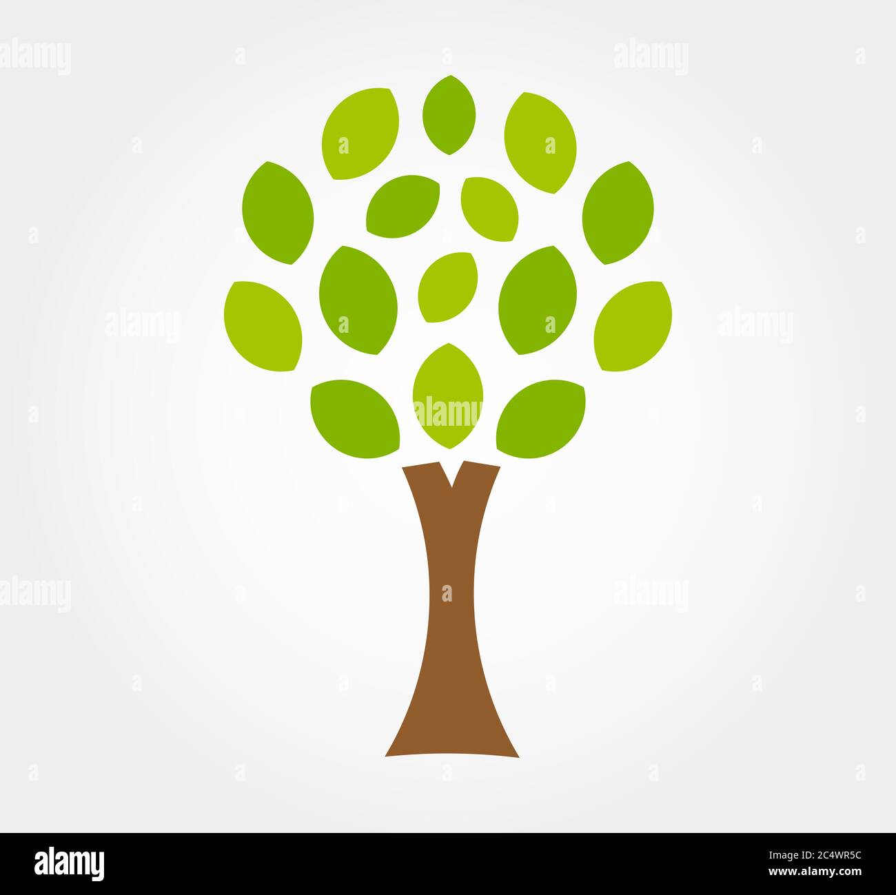 Eco tree icon. Vector illustration Stock Vector Image & Art - Alamy