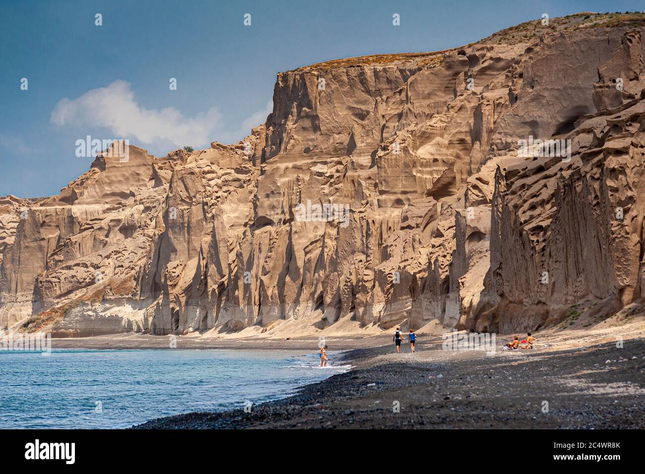 Santorini vlychada beach hi-res stock photography and images - Alamy