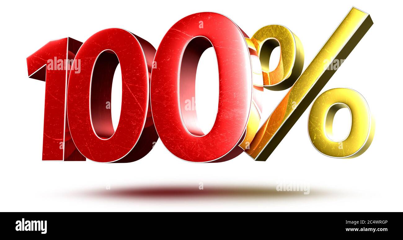100 percent success illustration Cut Out Stock Images & Pictures - Alamy