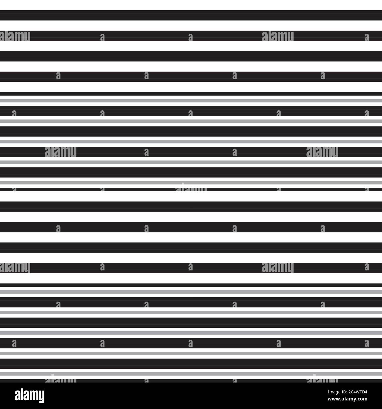 Black and white Horizontal striped seamless pattern background suitable ...