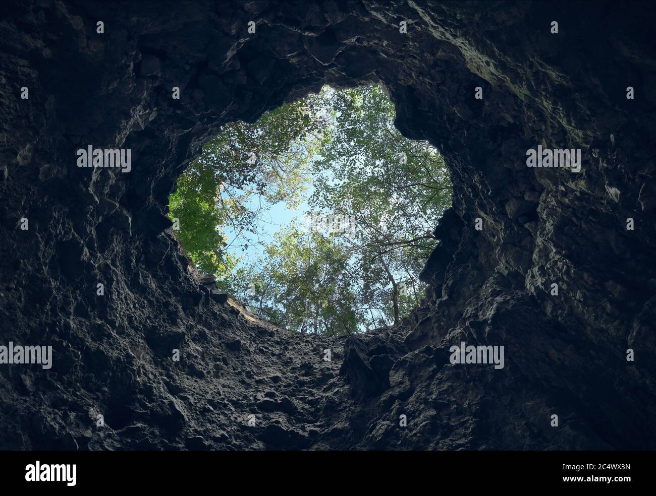 Beautiful view from cave hi-res stock photography and images - Alamy