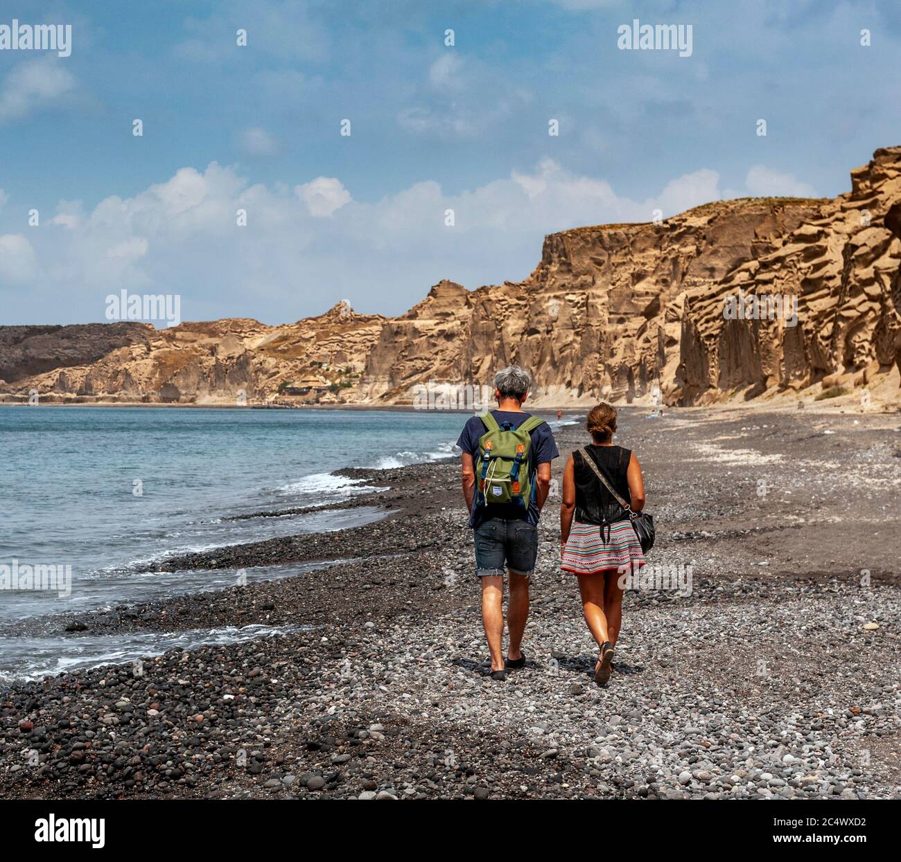 vlychada beach Santorini,Greece Stock Photo - Alamy