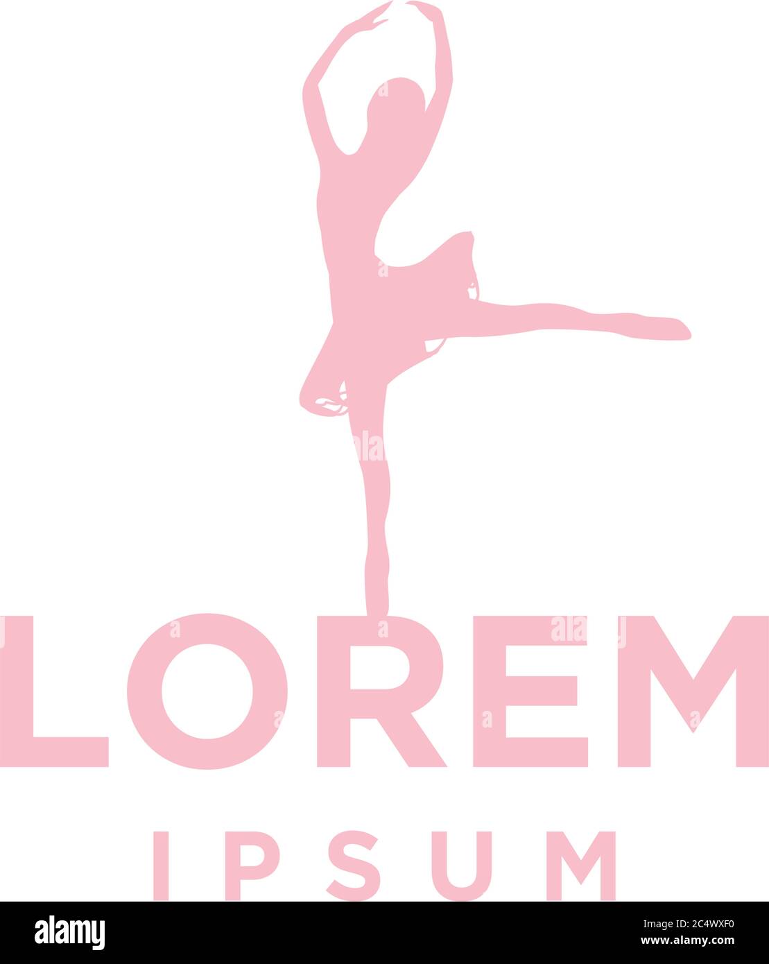 ballerina, vector graphic design element Stock Vector Image & Art - Alamy