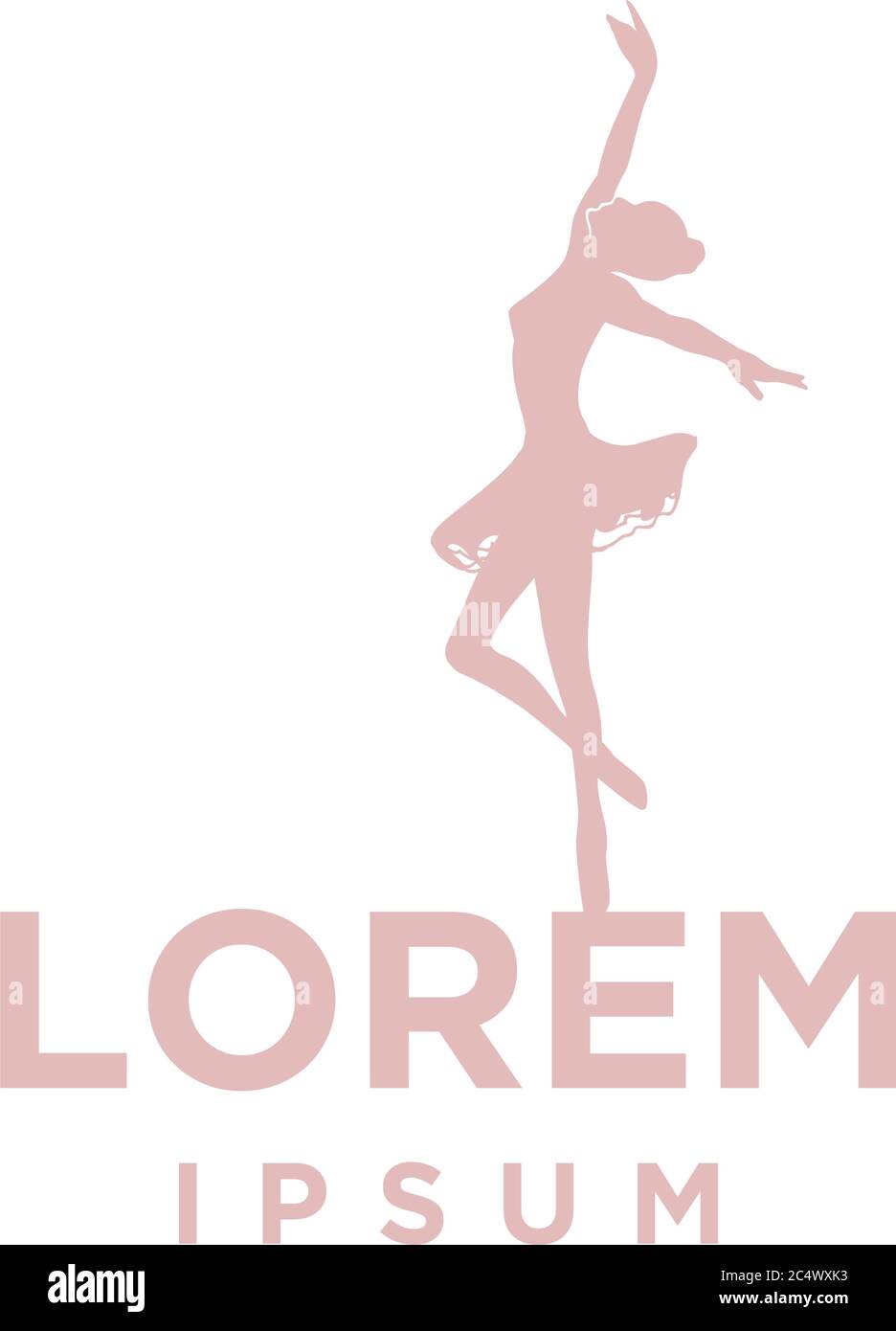 ballerina, vector graphic design element Stock Vector Image & Art - Alamy