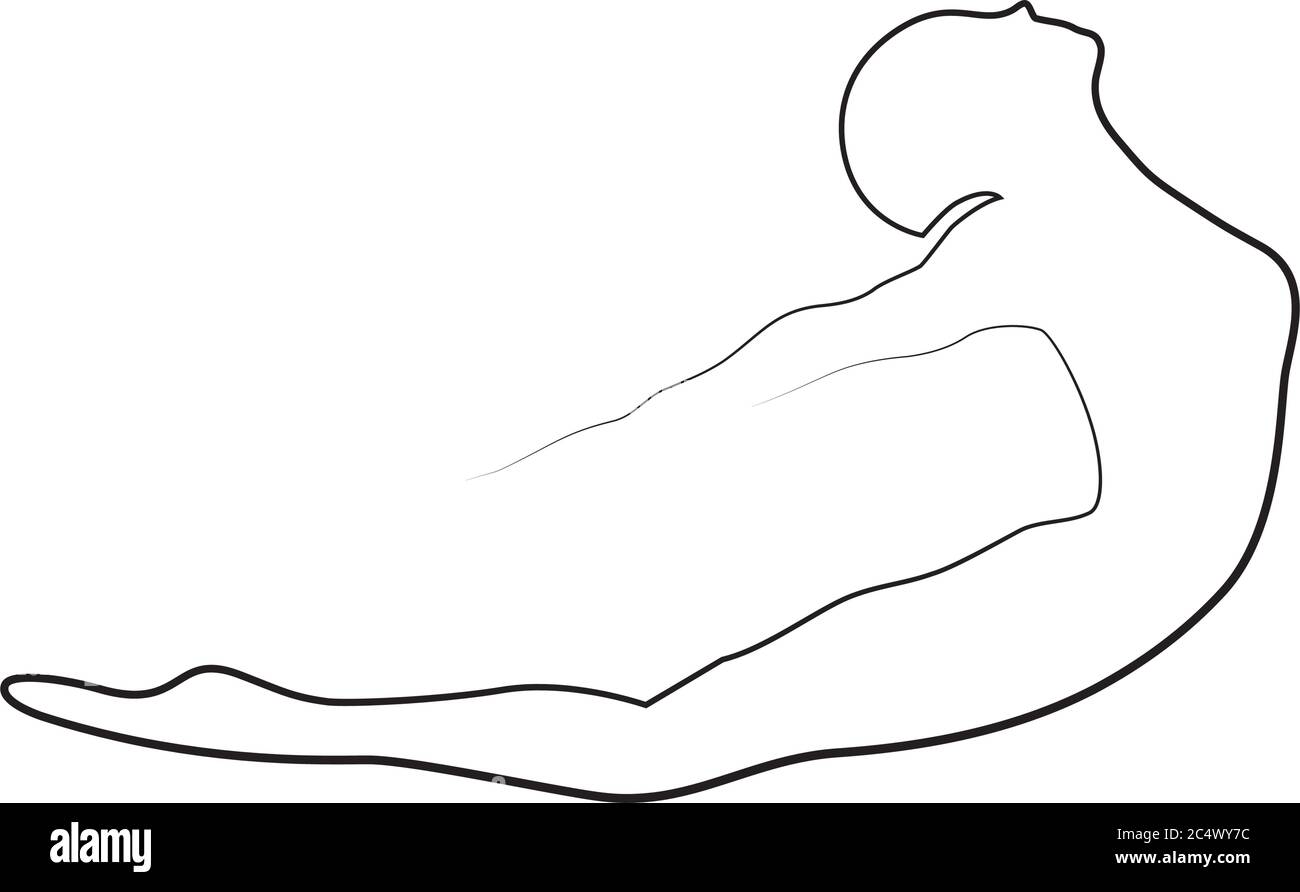 ballerina, line art style illustration Stock Vector Image & Art - Alamy