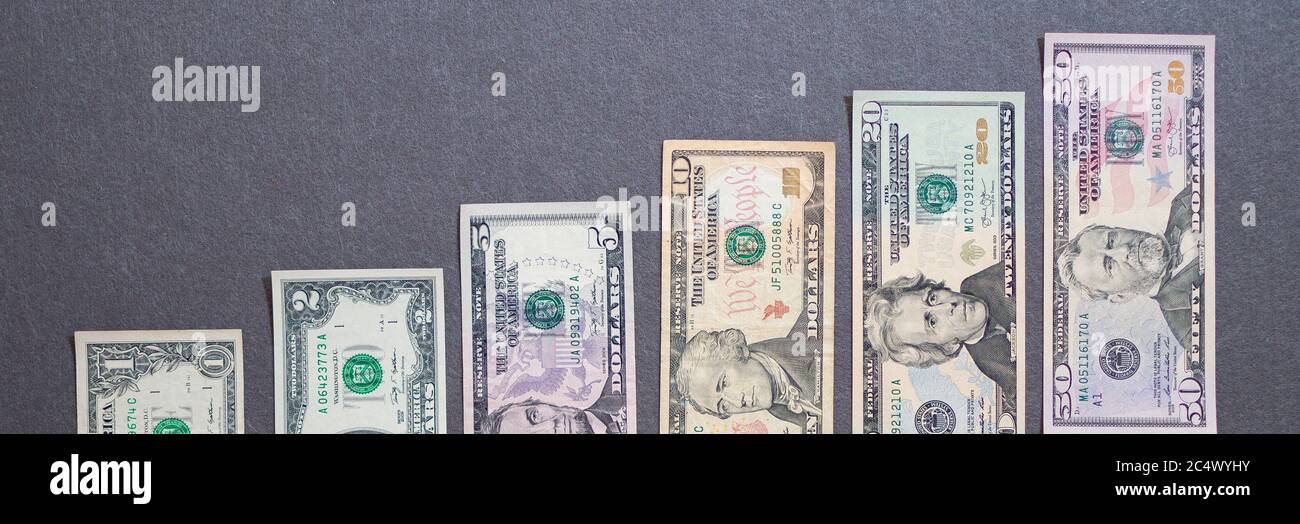 Banknotes from different countries hi-res stock photography and images ...