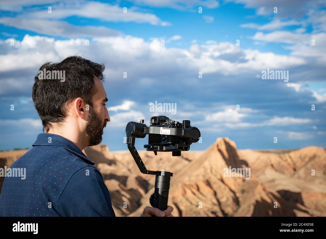 Filming in landscape hi-res stock photography and images - Alamy