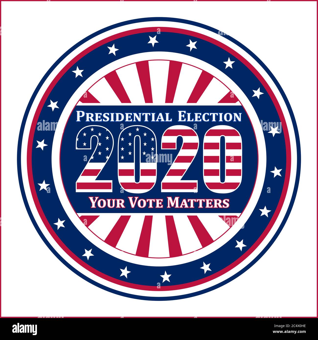 2020 voting booth Stock Vector Images - Alamy