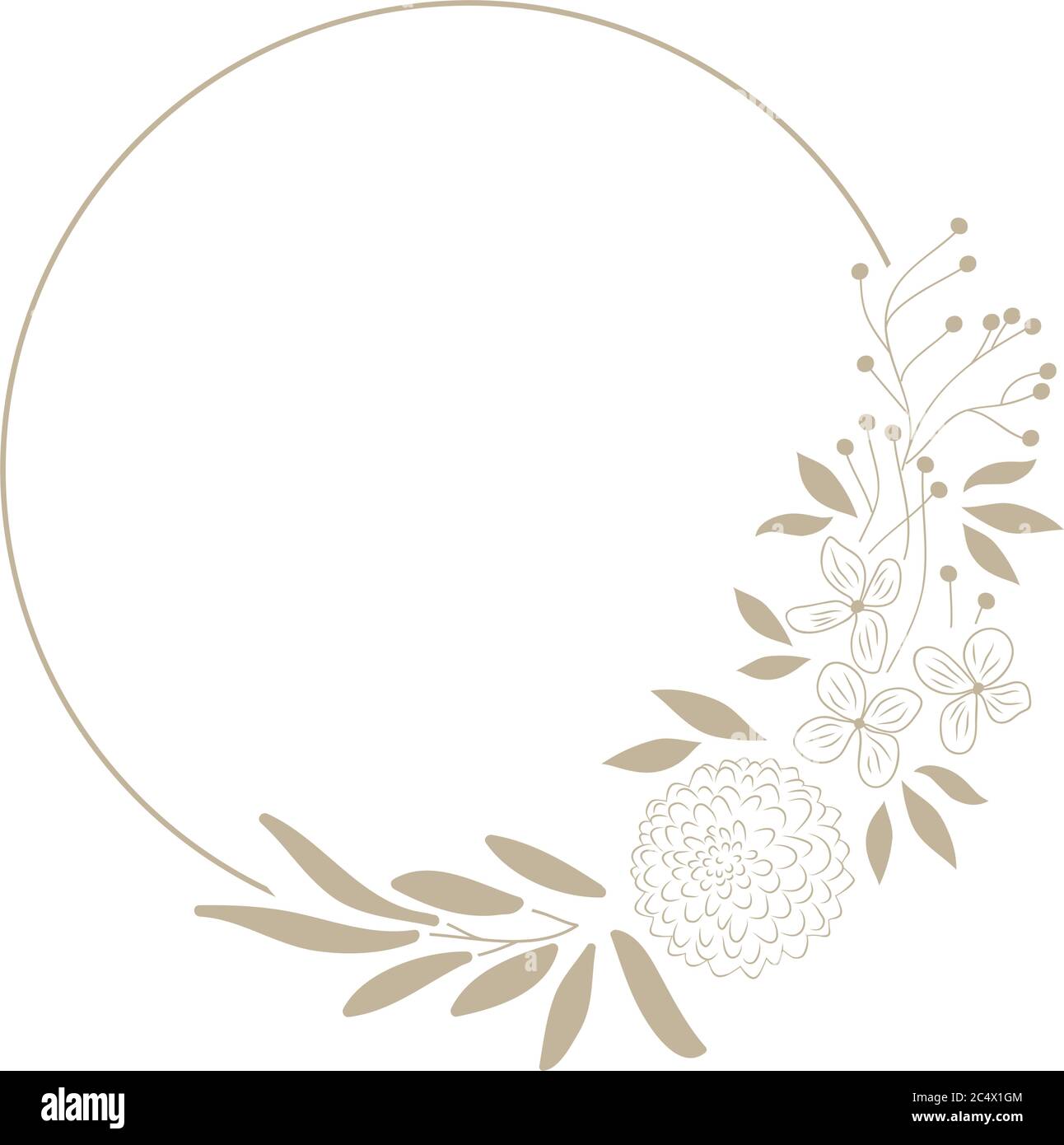golden flowers, vector Stock Vector Image & Art - Alamy