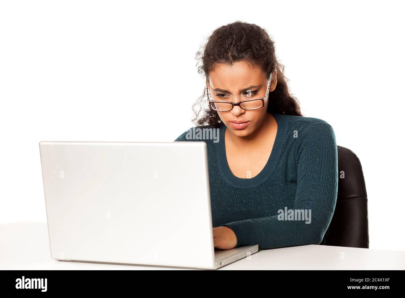Suspicious computer hi-res stock photography and images - Alamy